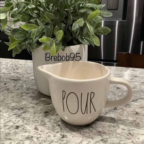 Rae Dunn | Dining | New Style Rae Dunn Pour White Ceramic Creamer ...